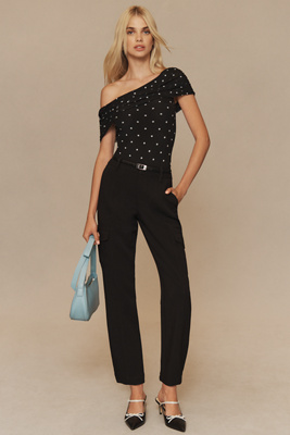 Sanctuary High-Rise Polished Cargo Pants | Anthropologie