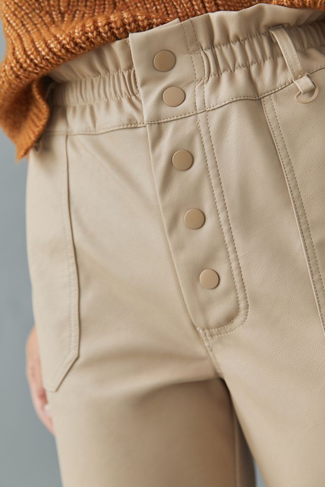 Magali Pascal Laurent Faux Leather Pants | Anthropologie