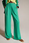 Exquise Pleated Trousers | Anthropologie