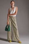 Exquise Patterned Wide-Leg Trousers | Anthropologie