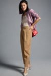 Exquise Barrel-Leg Chino Pants | Anthropologie