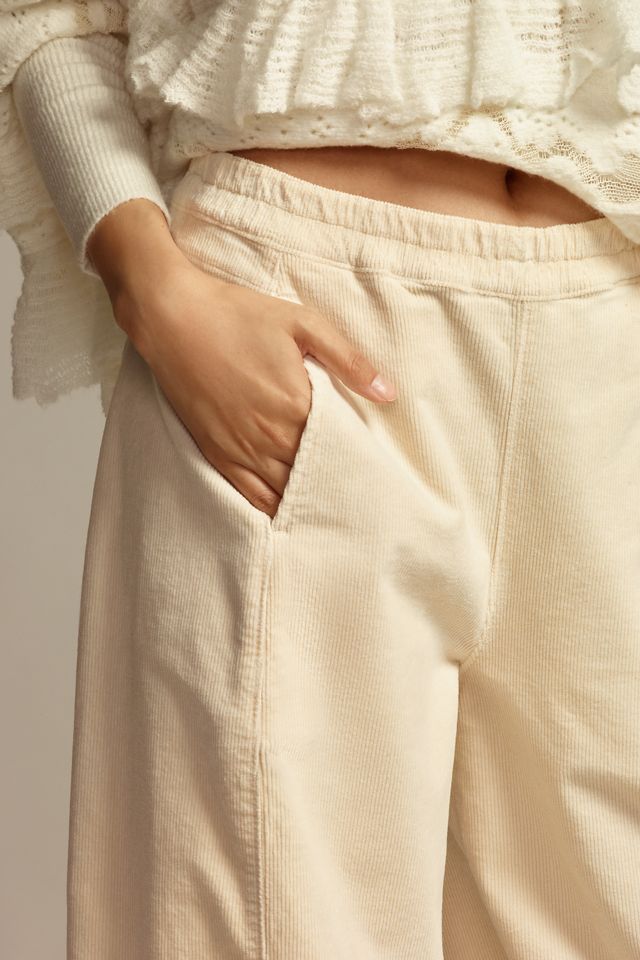 The Izzie Relaxed Pull-On Barrel Pants by Pilcro: Corduroy Edition | Anthropologie