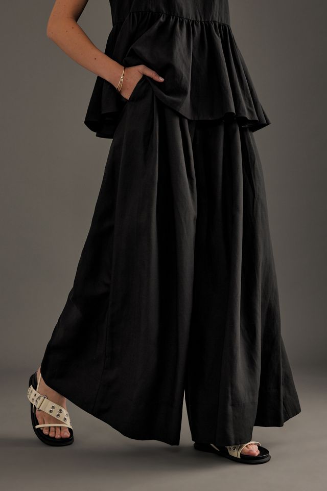 ALIGNE Spray Extra Wide-Leg Trousers | Anthropologie UK