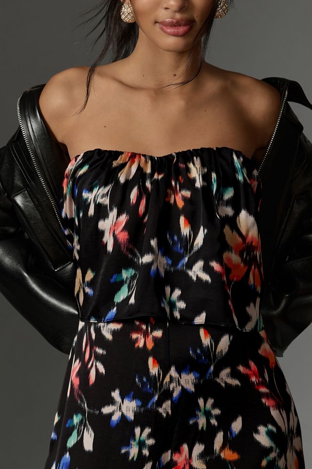 Corey Lynn Calter Strapless Printed Jumpsuit | Anthropologie