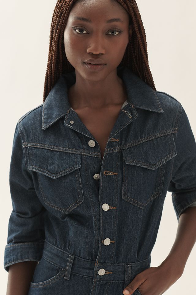 Levi's Western Denim Jumpsuit | Anthropologie