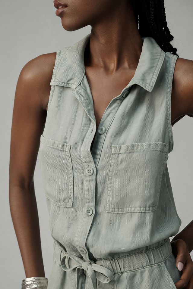Cloth & Stone Sierra Linen Pocket Jumpsuit | Anthropologie