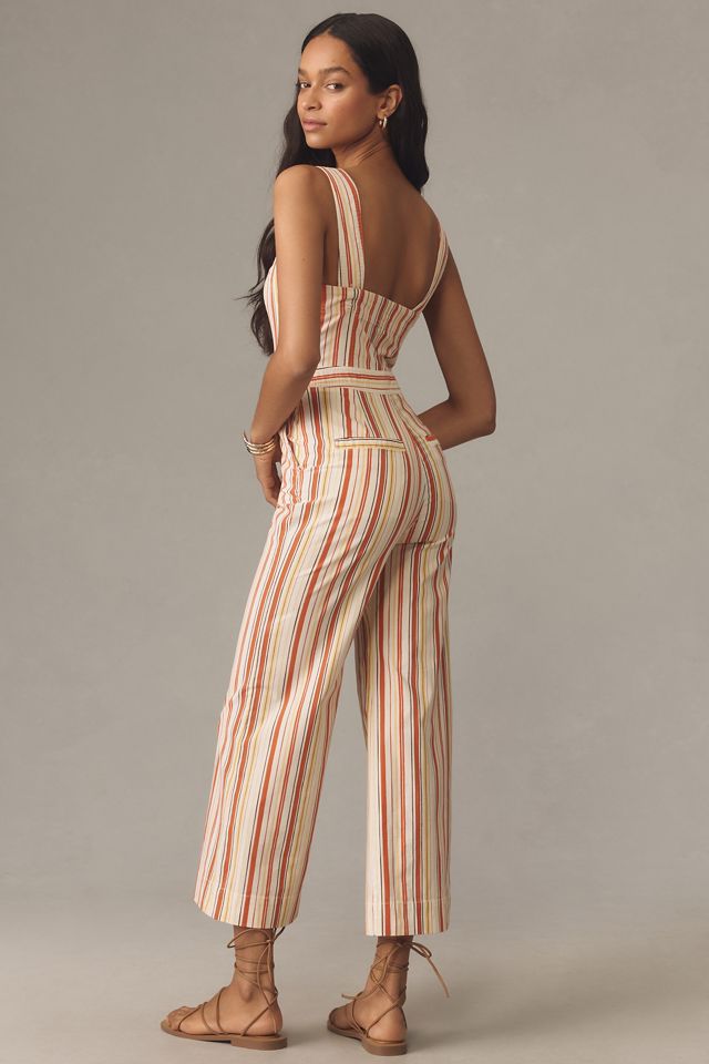 The Portside Button-Front Jumpsuit by Maeve | Anthropologie
