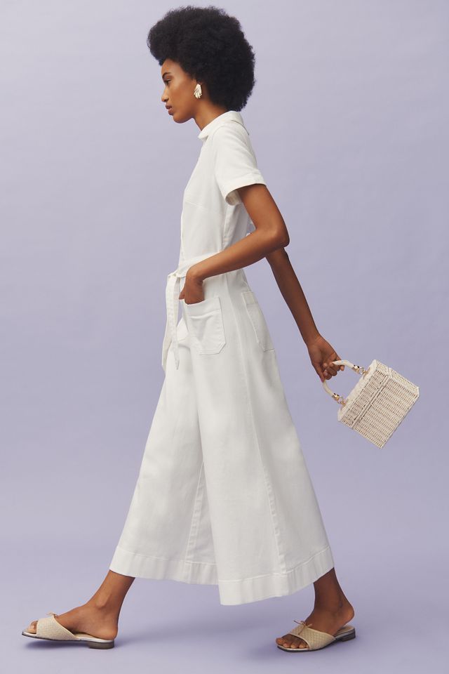 The Colette Wrap Jumpsuit by Maeve: Denim Edition | Anthropologie