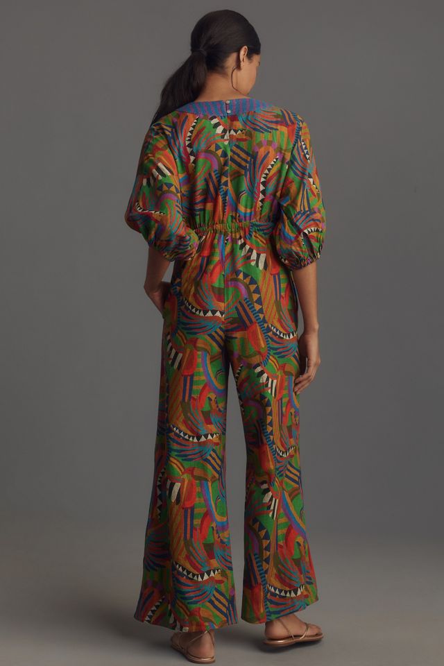 Farm Rio Wide-Leg Jumpsuit | Anthropologie