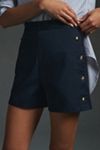 Corey Lynn Calter Side-Button Shorts | Anthropologie