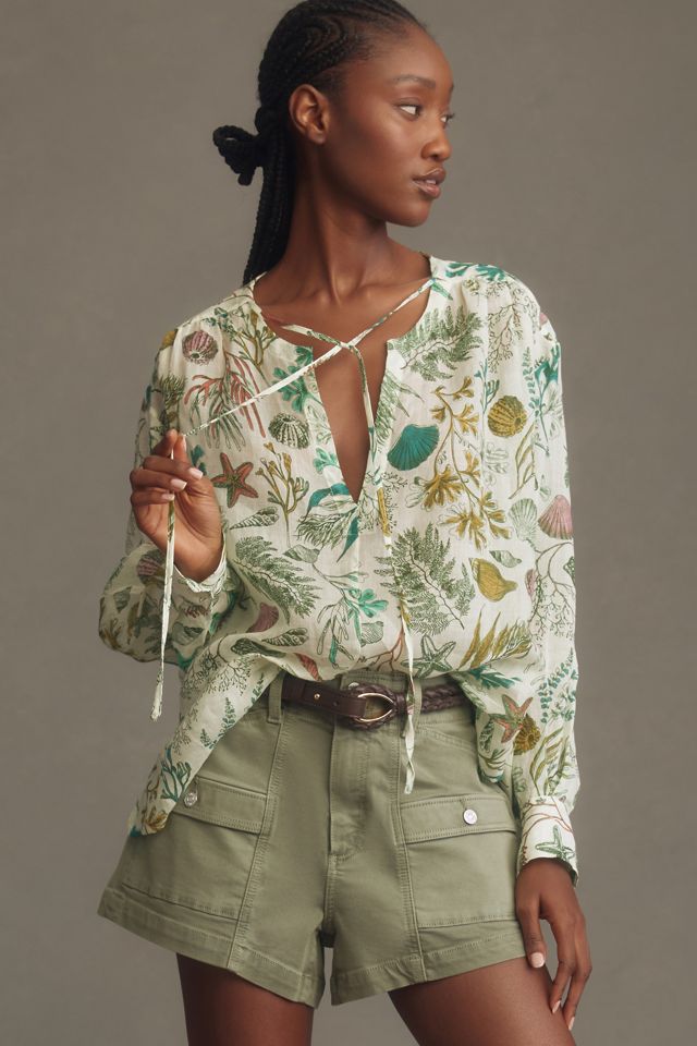 PAIGE Olivia Cargo Shorts | Anthropologie