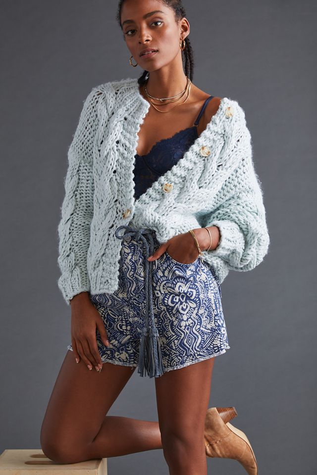 Pilcro The Striped Scrunchie Shorts | Anthropologie
