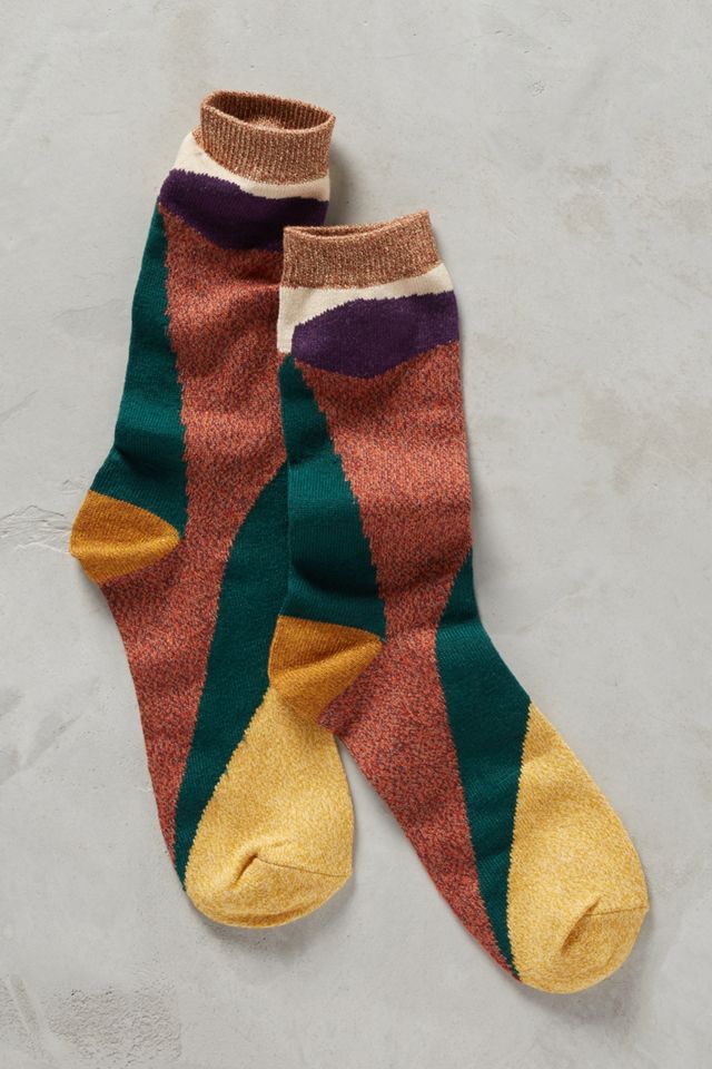 Colorblocked Crew Socks | Anthropologie