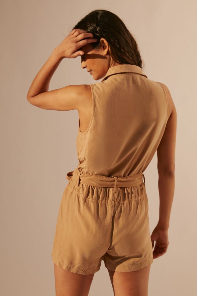 Cloth & Stone Utility Romper | Anthropologie