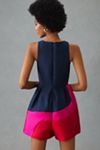 Hutch Colorblock Romper | Anthropologie