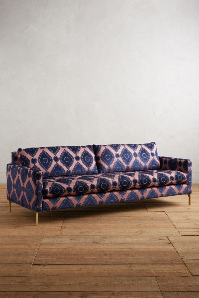 Medallion-Woven Angelina Sofa | Anthropologie