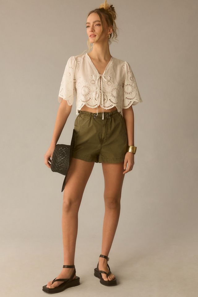 Pilcro Parachute Shorts | Anthropologie