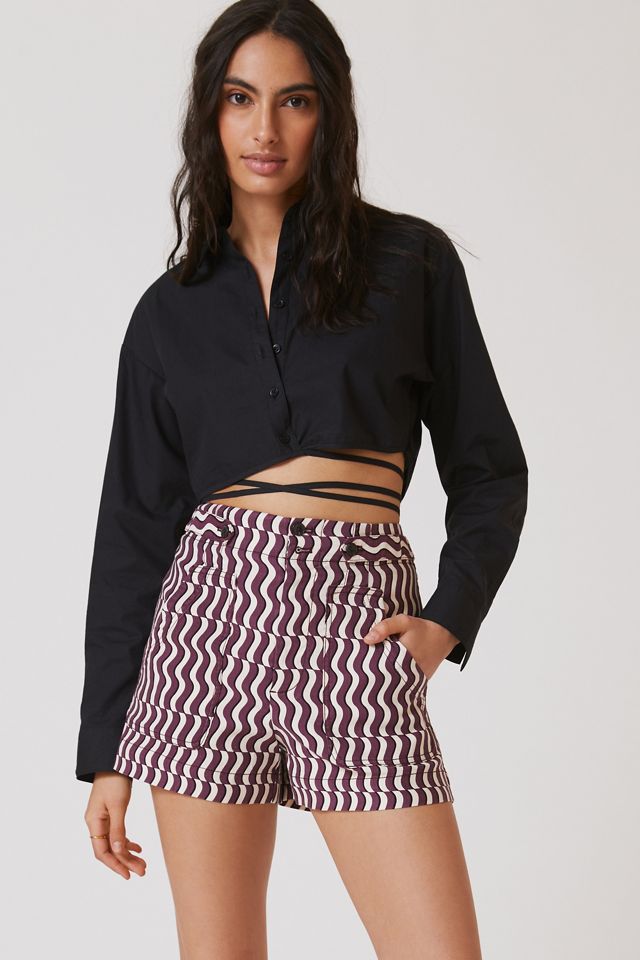 Maeve High-Rise A-Line Shorts | Anthropologie