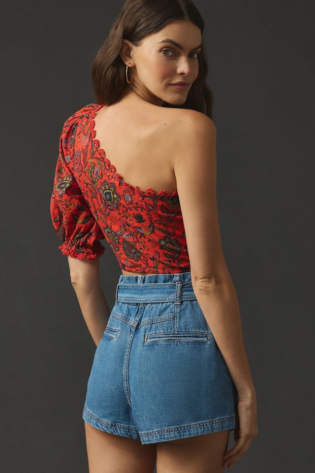 Pilcro Paperbag Shorts | Anthropologie