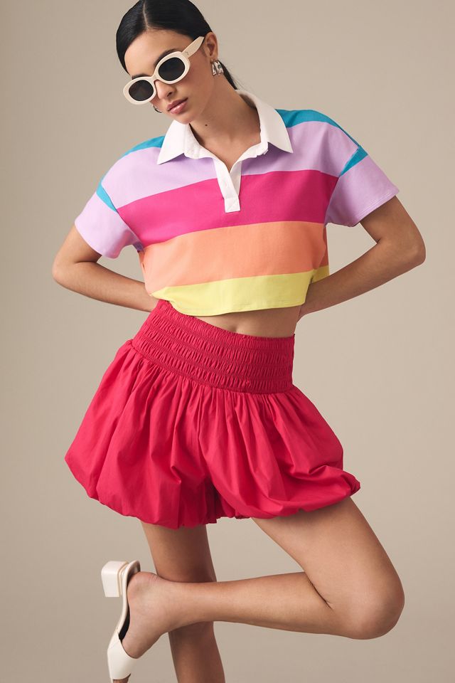 Maeve Bubble Shorts | Anthropologie