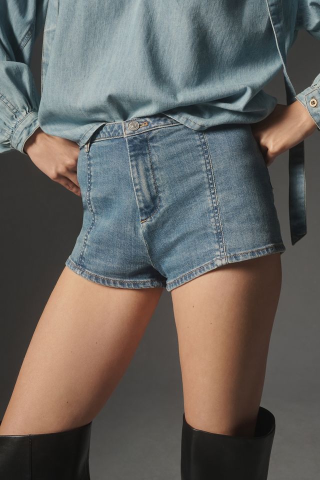 Pilcro Low-Rise Micro Shorts | Anthropologie