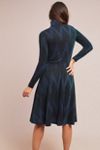 Chevron Mock Neck Dress | Anthropologie