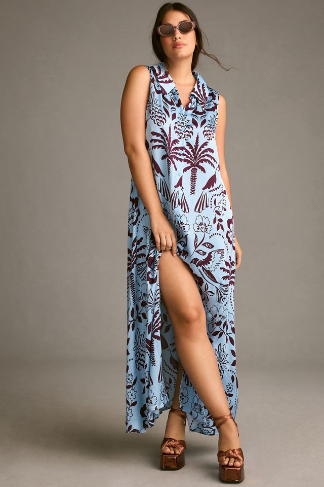 Corey Lynn Calter Sleeveless Shirt Dress | Anthropologie