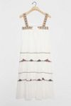 Winifred Embroidered Midi Dress | Anthropologie