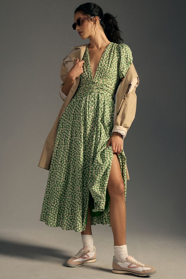 The Catalina Button-Front Dress | Anthropologie