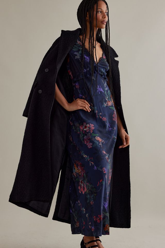 Kachel Ruby Short-Sleeve Lacy Floral Maxi Dress | Anthropologie DE