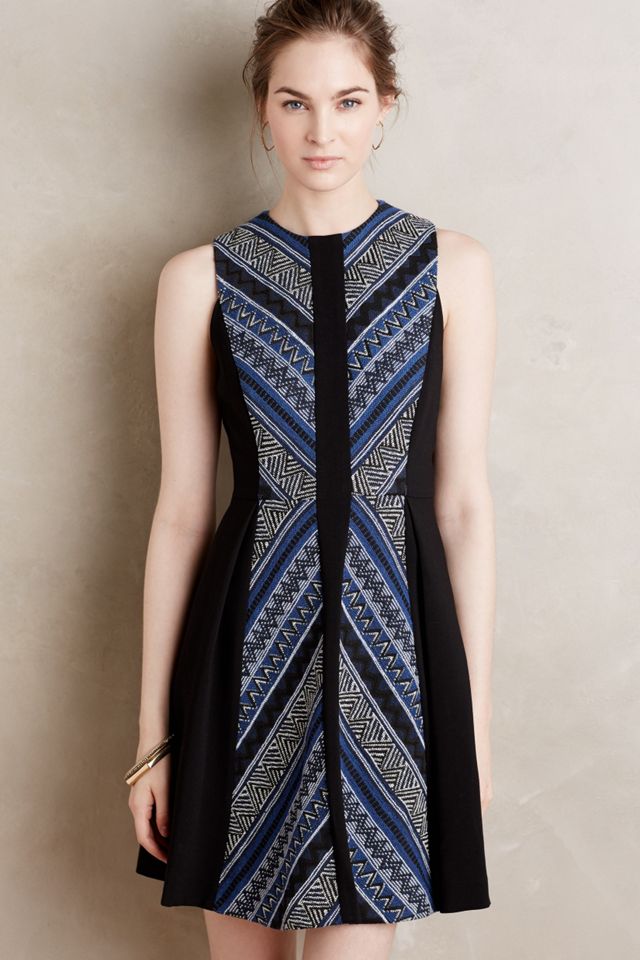 Pyramid Flare Dress | Anthropologie