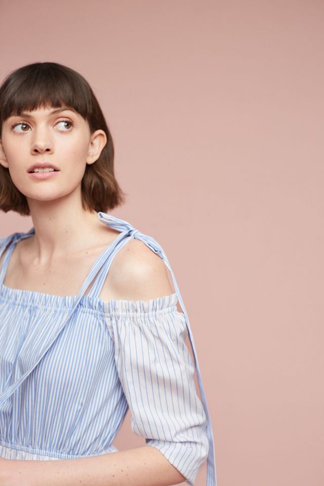 Quill Open-Shoulder Dress | Anthropologie