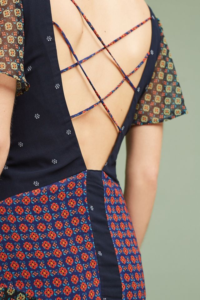 Alida Flutter Maxi Dress | Anthropologie