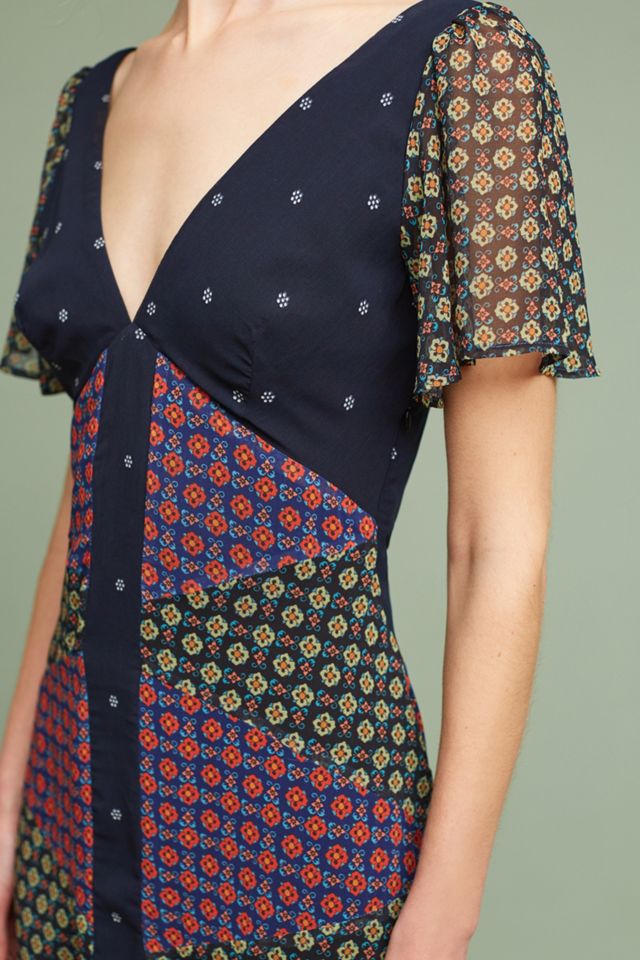 Alida Flutter Maxi Dress | Anthropologie