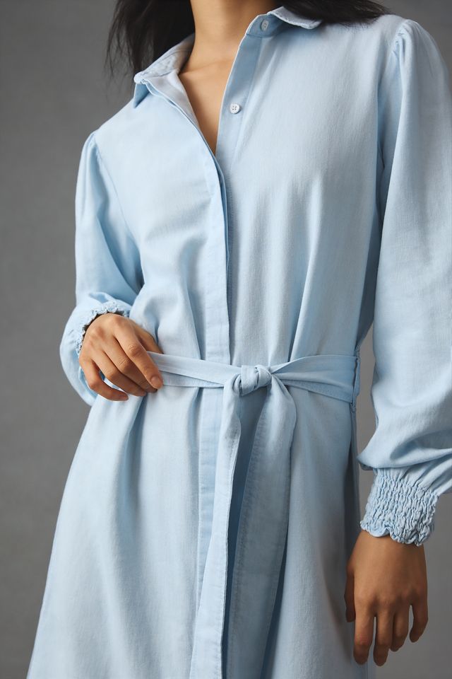 Cloth & Stone Belted Shirt Dress | Anthropologie