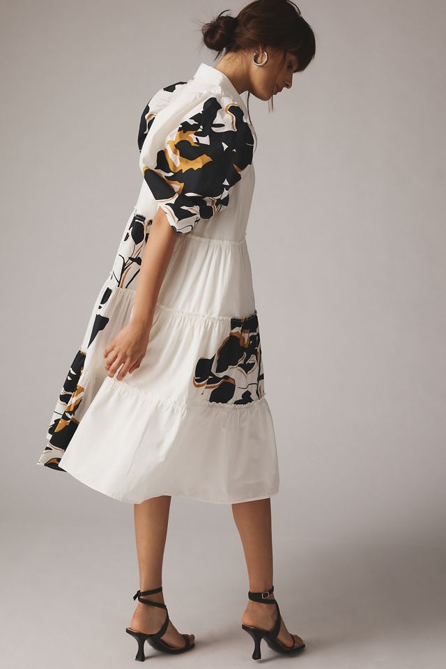 Forever That Girl Puff-Sleeve Shirt Dress | Anthropologie