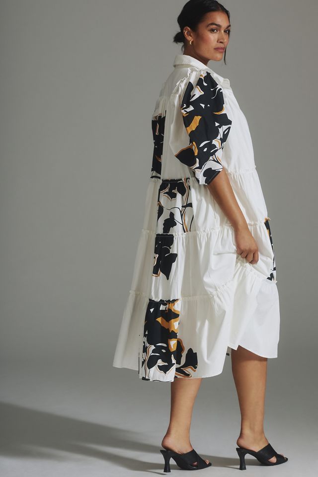 Forever That Girl Puff-Sleeve Shirt Dress | Anthropologie