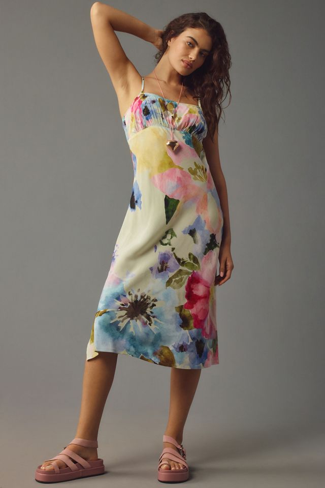 Conditions Apply Sleeveless Slim Midi Dress | Anthropologie