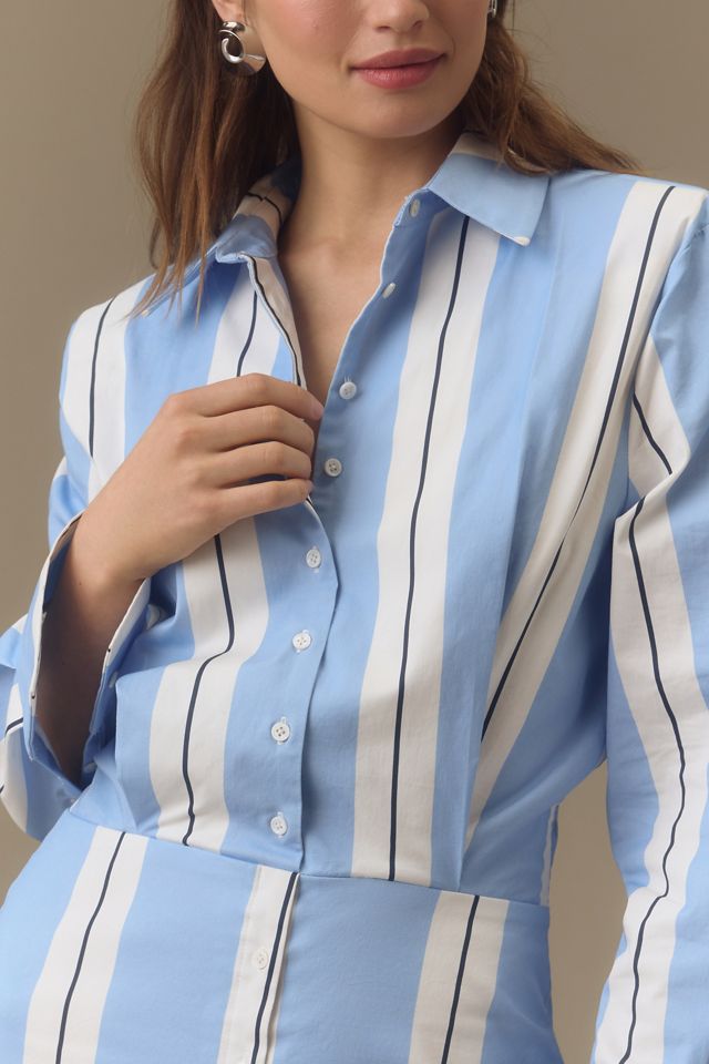 Grey Lab Mini Shirt Dress | Anthropologie