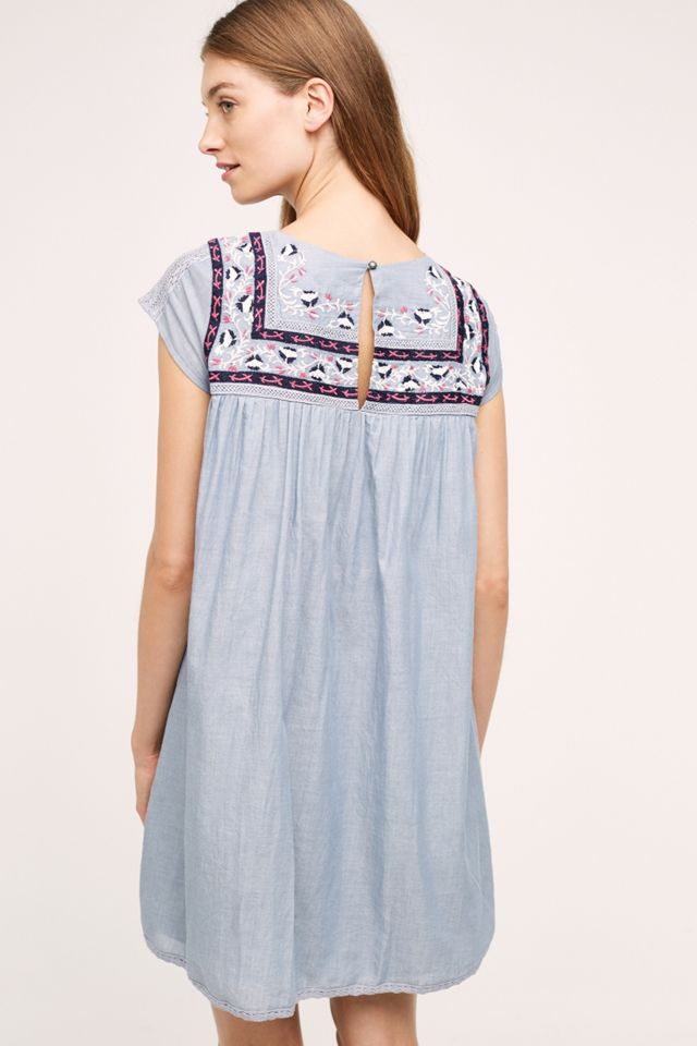 Embroidered Costa Dress | Anthropologie
