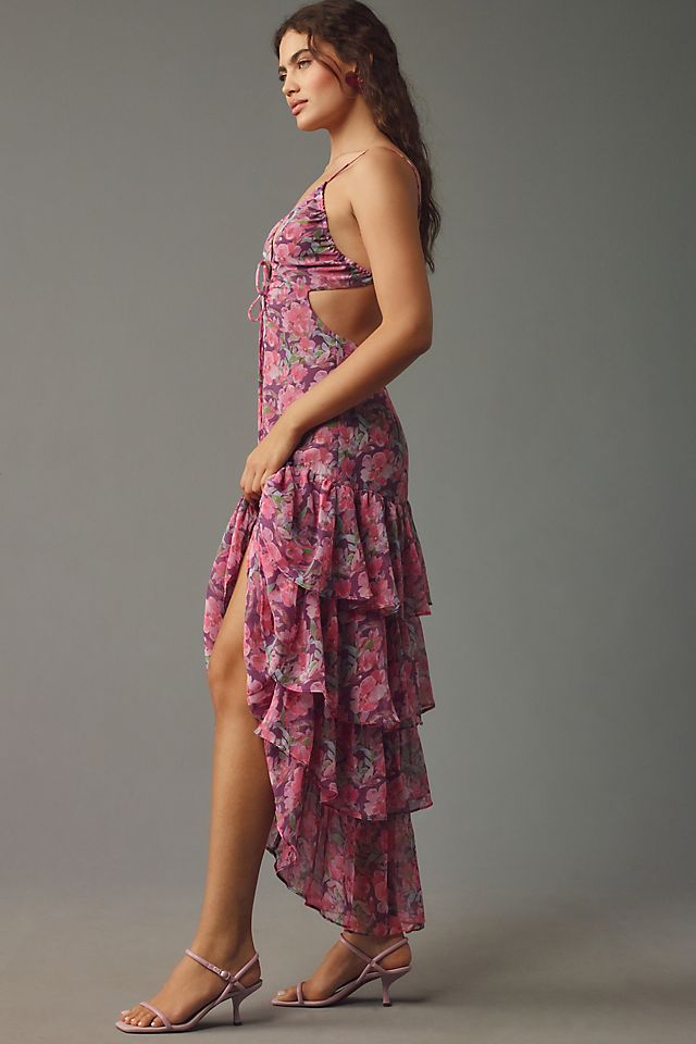 ASTR The Label Aneira Floral Tiered Maxi Dress | Anthropologie ASTR The Label Aneira Floral Tiered Maxi Dress | Anthropologie