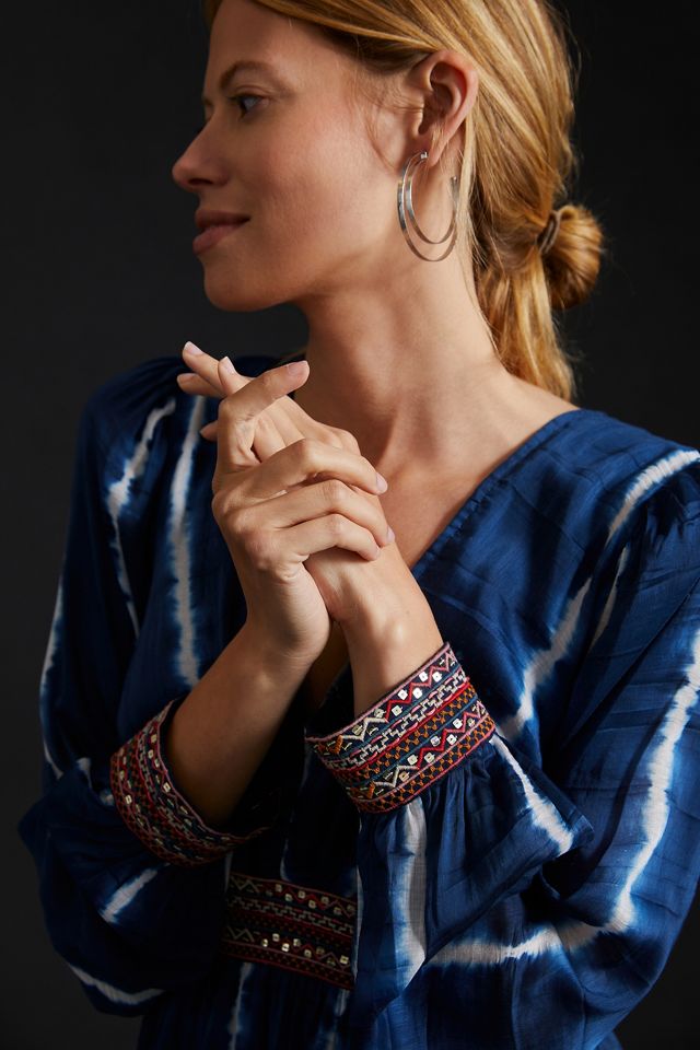 Verb by Pallavi Singhee Beaded Tie-Dye Mini Dress | Anthropologie UK