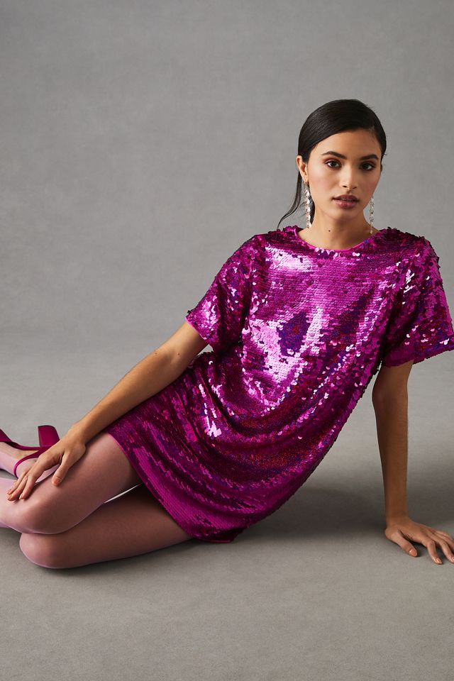Verb by Pallavi Singhee Sequin Shift Dress | Anthropologie