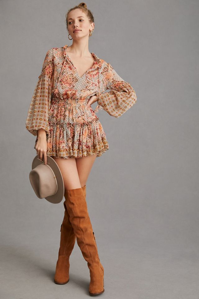 MISA Elisabetta Mini Dress | Anthropologie