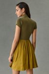 The Thea Short-Sleeve Twofer Sweater Mini Dress | Anthropologie