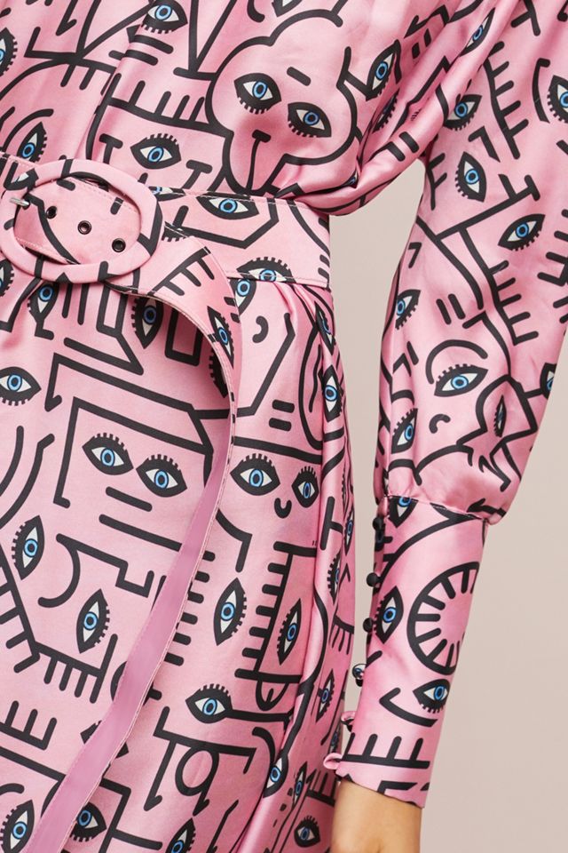 Anna Eye Print Dress | Anthropologie