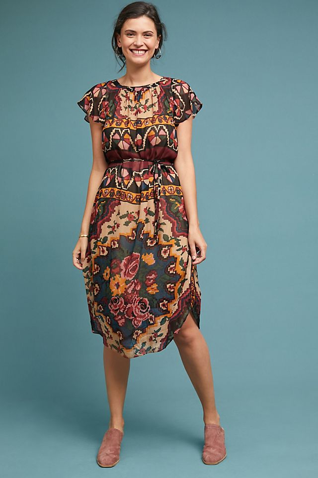 Mosaic Midi Dress | Anthropologie Mosaic Midi Dress | Anthropologie