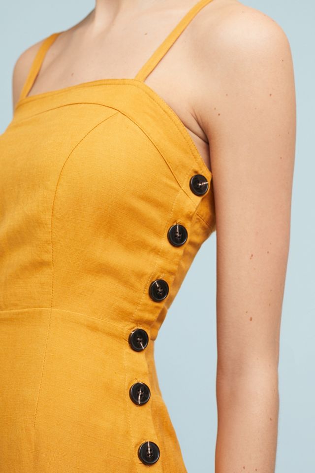 Golden Culotte Dress | Anthropologie