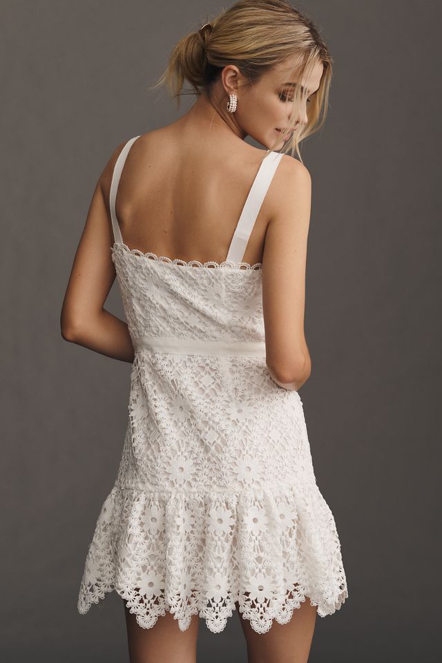 Saylor Verena Lace Mini Dress | Anthropologie