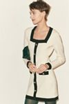 English Factory Square Neck Contrast Dress